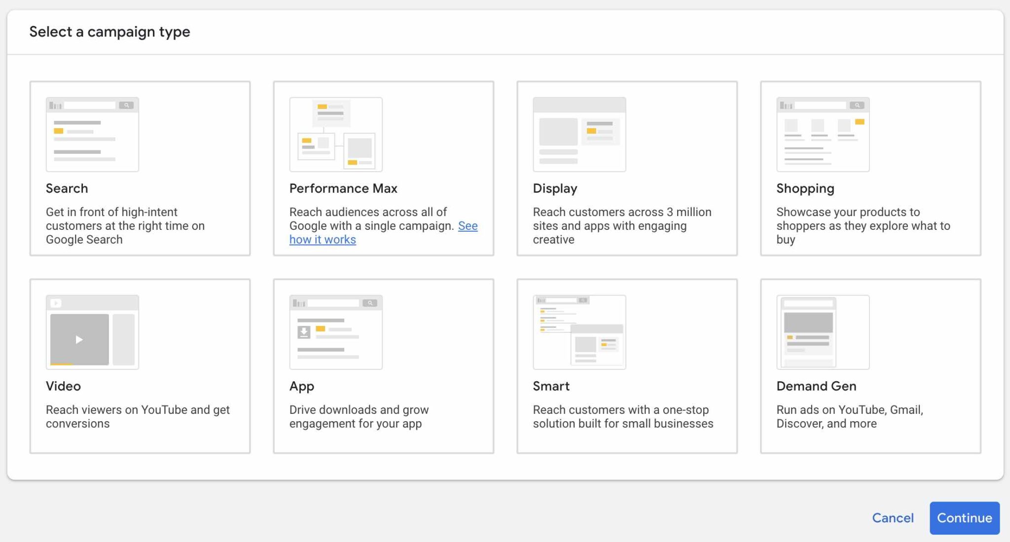 Google Ads Campaign Types: Choosing the Right One
